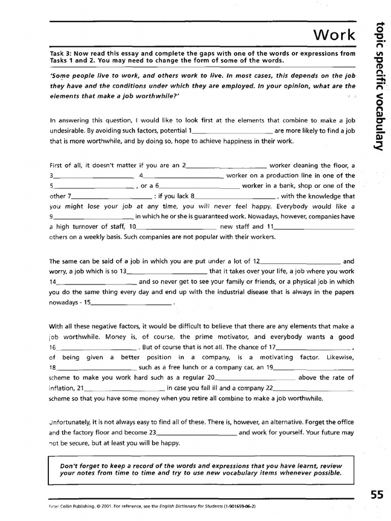 B1 Work Money Finance | PDF