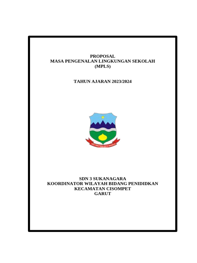03 Proposal MPLS Tahun 2023-2024 | PDF