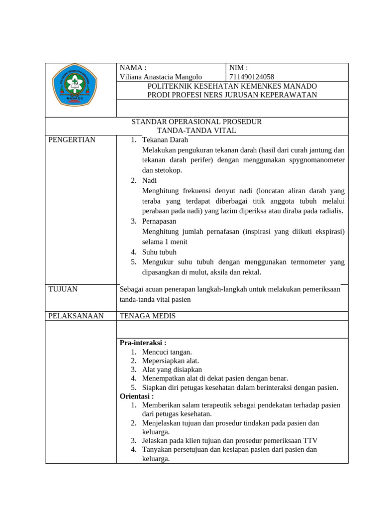 Sop Iccu | PDF | Sains & Matematika