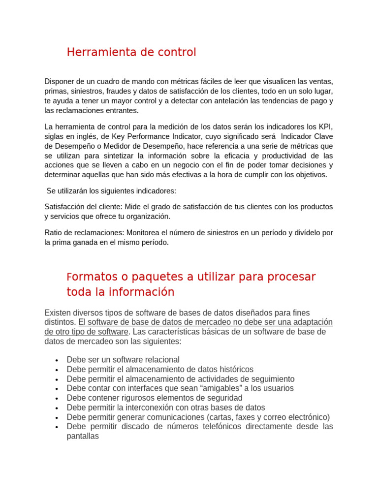 Herramienta y Formato para salón de eventos | PDF | Software | Bases de datos