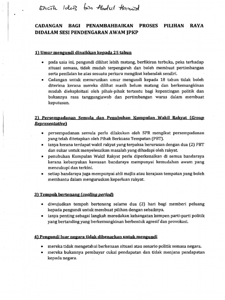 Idris Abdul Hamid | PDF