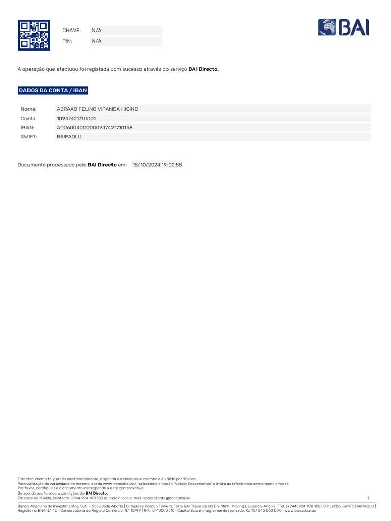 Iban - Bai | PDF | Negócios