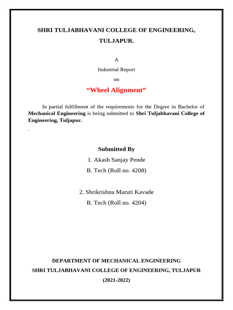 Wheel Alignment: Techniques and Insights | PDF | Tire | Steering