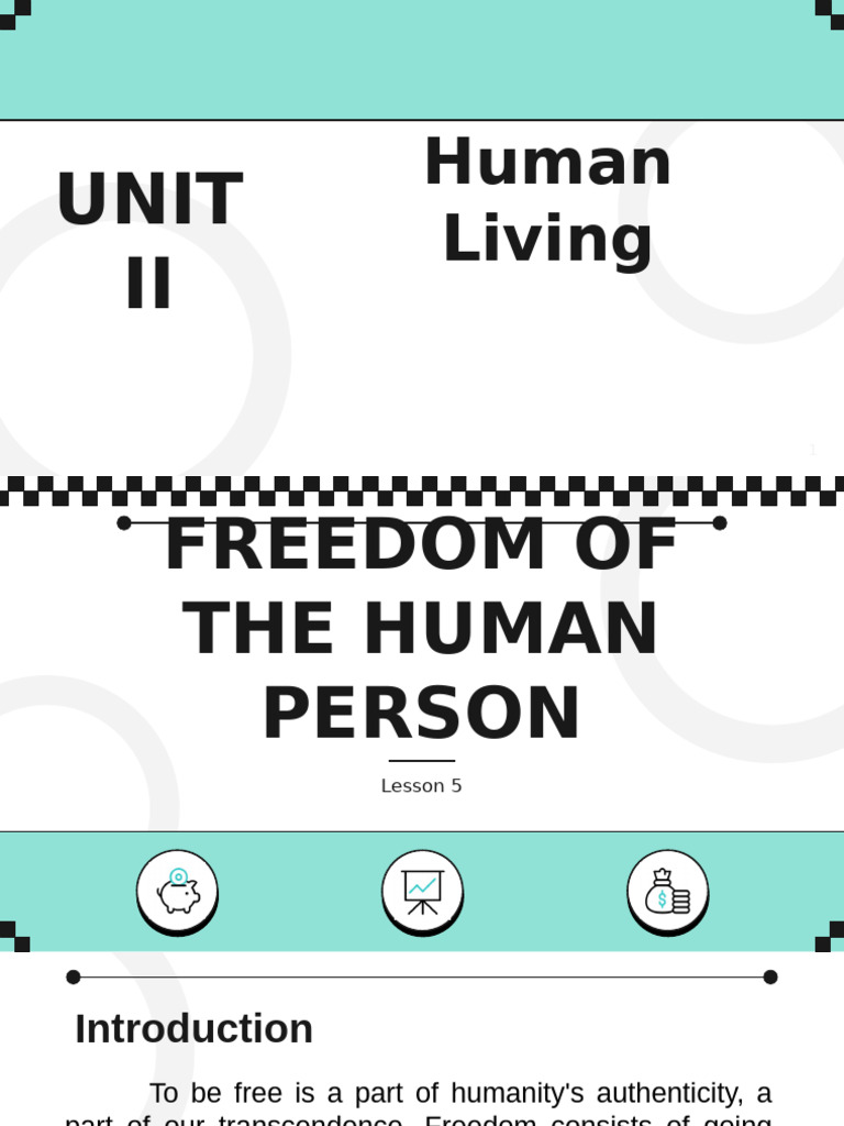 Lesson 5 Freedom of The Human Person | PDF | Natural Law | Social Contract