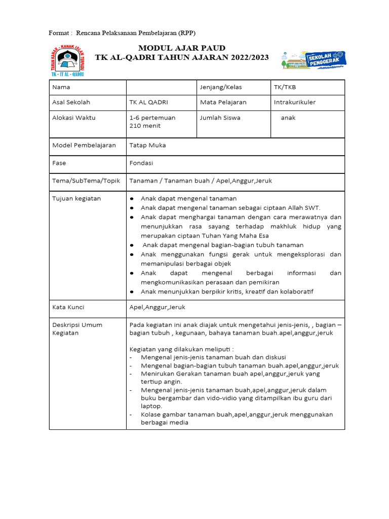 Contoh Modul ...... | PDF