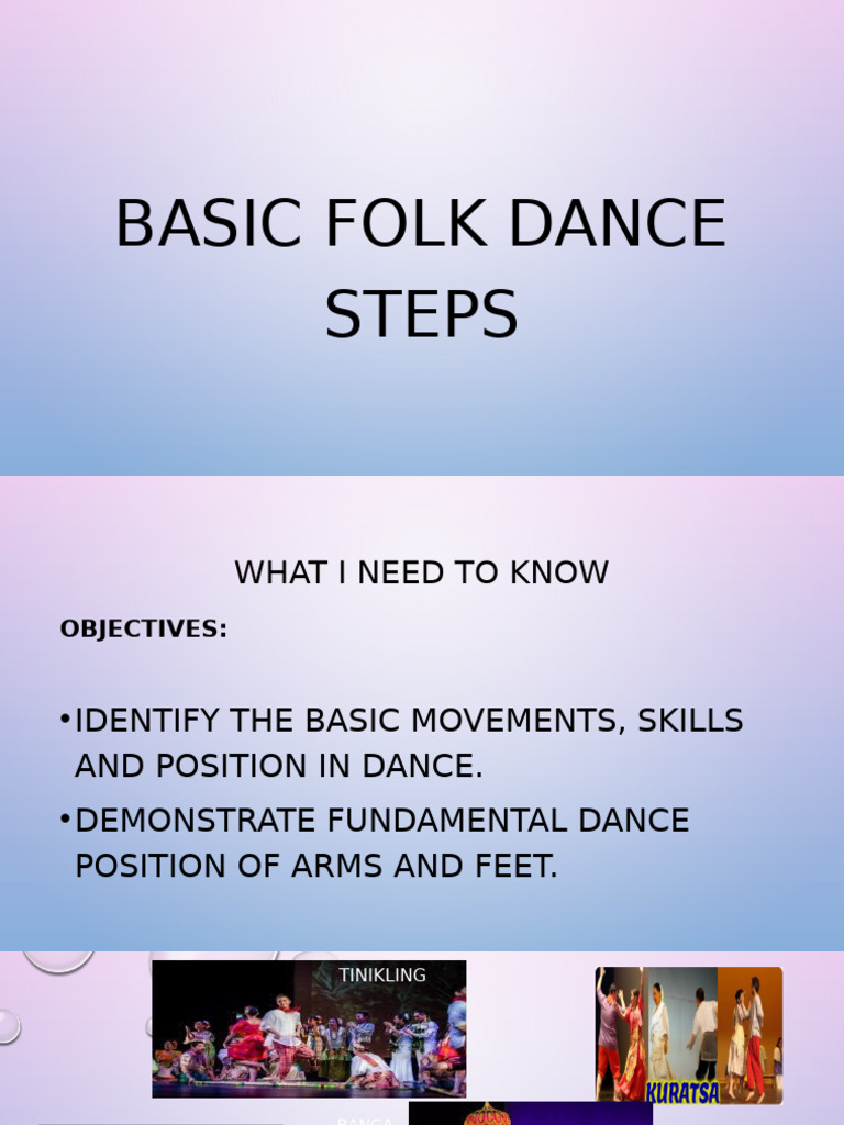 Basic Folk Dance Steps | PDF | Self-Improvement