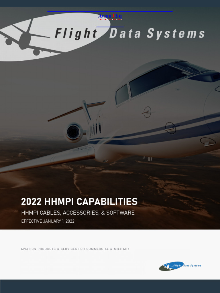 FDS HHMPI Capabilities Cables Accessories Software | PDF | Flight ...