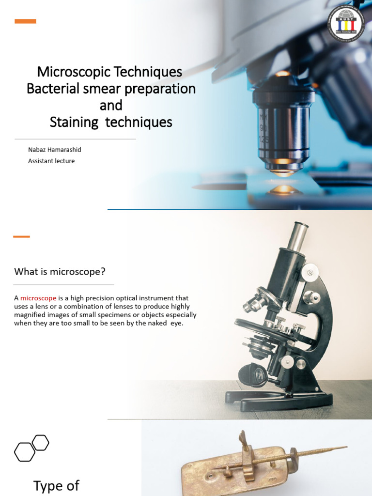 MicrobiologyI-lab 5 Staining | PDF | Staining | Microscope