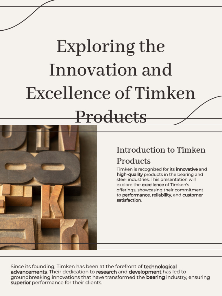 Timken | PDF | Technology & Engineering