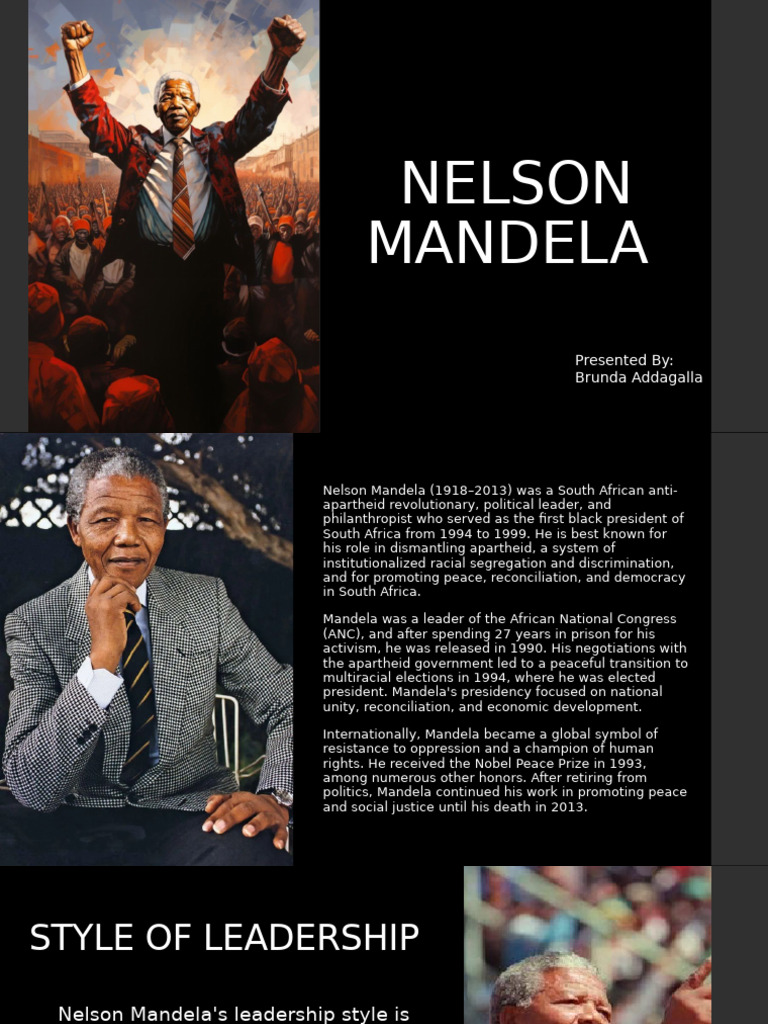 Leadership | PDF | Nelson Mandela | Apartheid