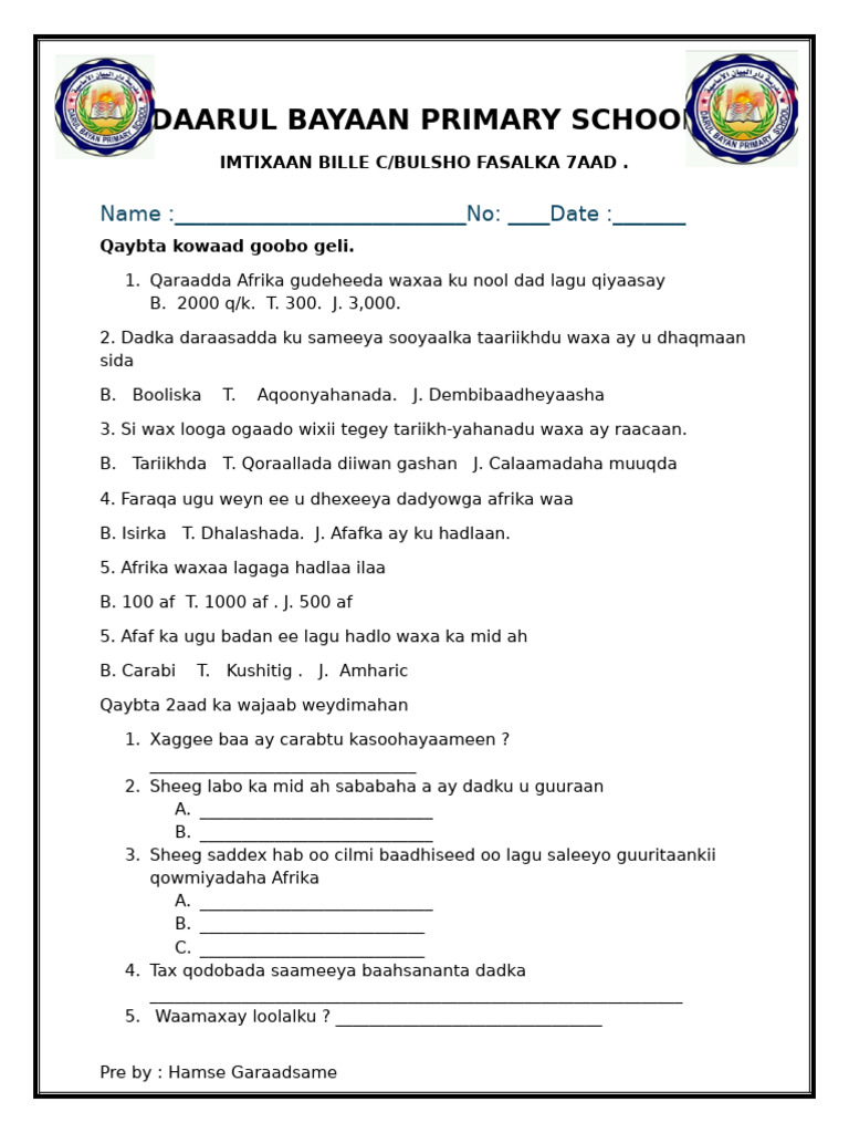 Social Grade 7 | PDF