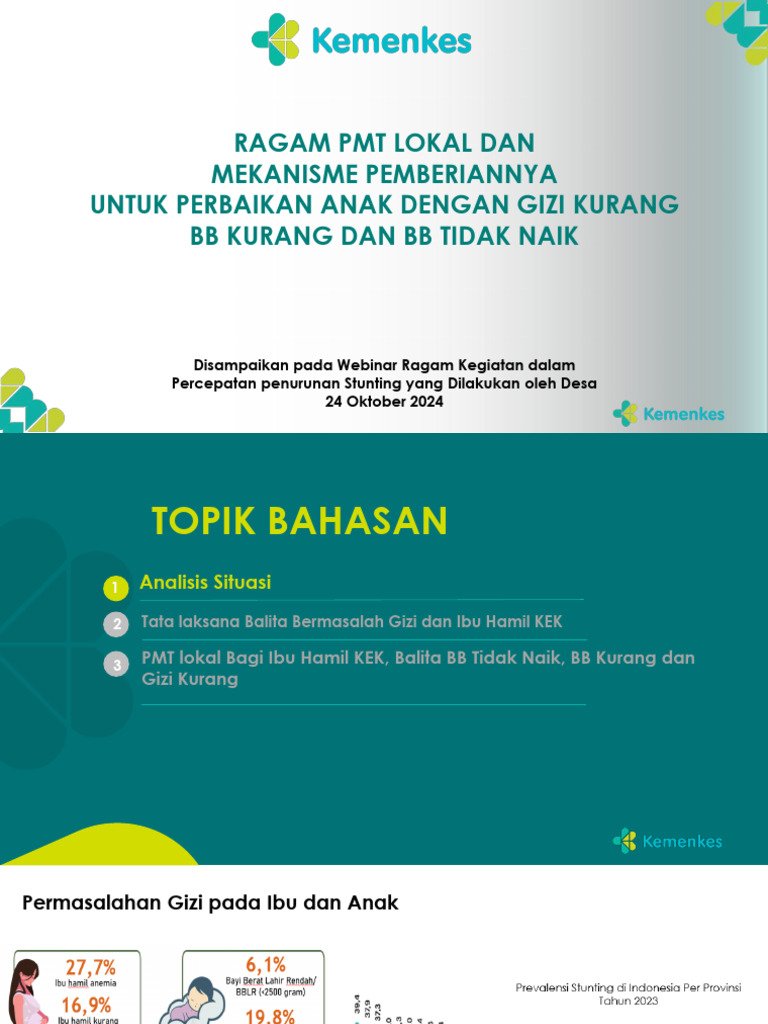 Kemenkes - PMT 241024 | PDF