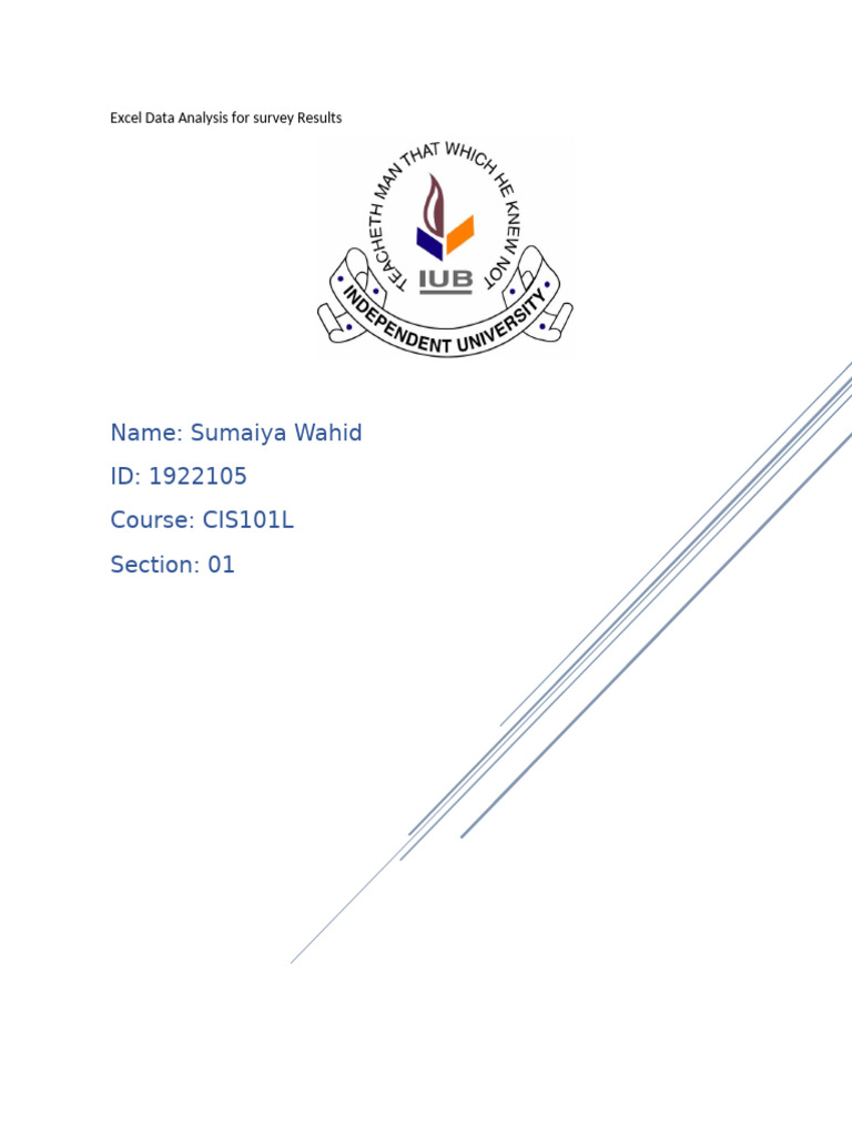 Section-1 Quiz Cis101-1 | PDF | Self-Improvement