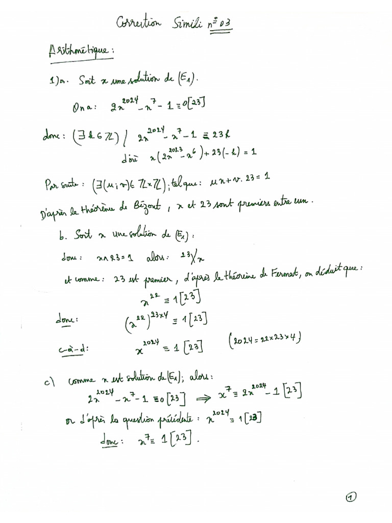 simili 3 belkhatir corr arith | PDF