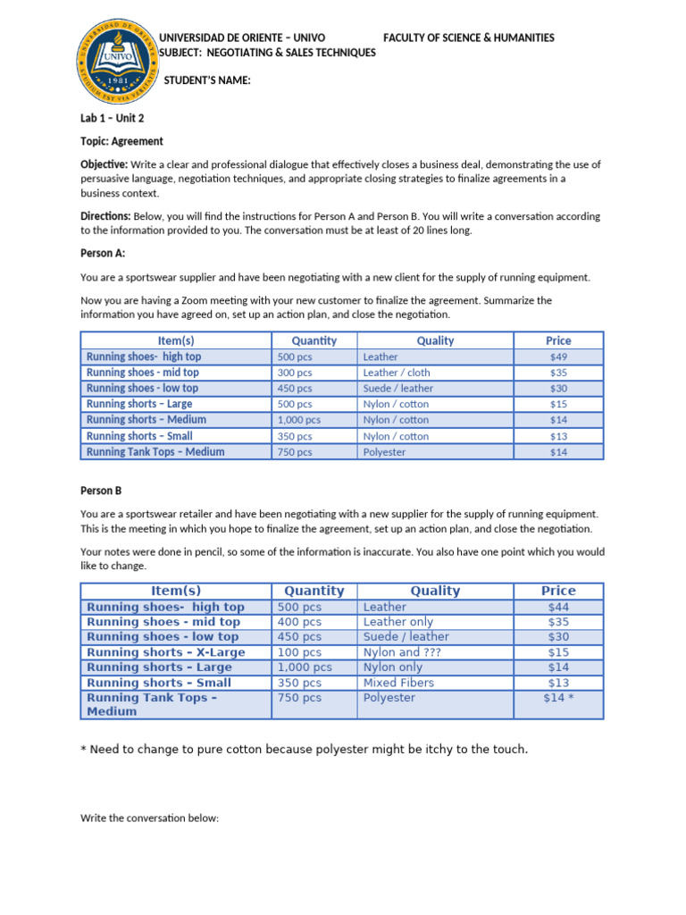 Class 20 - 09.25.24 - Lab 1 - Unit 2 | PDF | Textiles