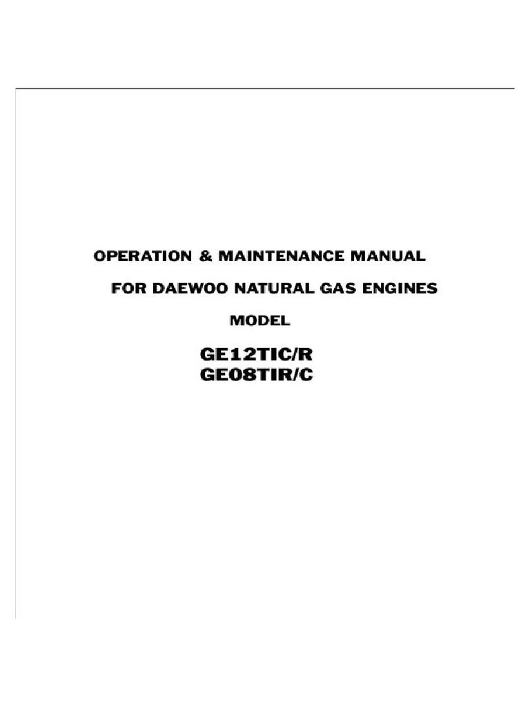 GE08 GE12 Oper Maint | PDF
