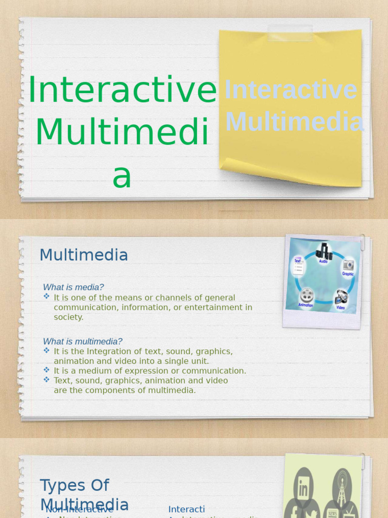 1st Interactive Multimedia and Its Type 200219111140 | PDF | Multimedia | Mass Media