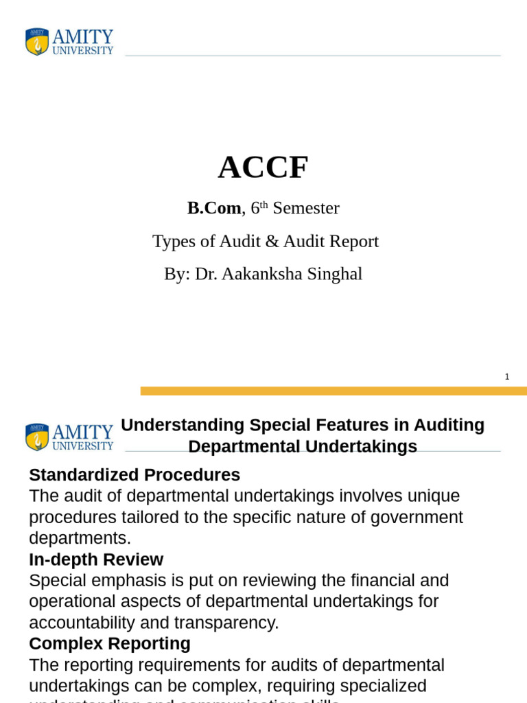 Types of Audit Audit Report | PDF | Audit | Regulatory Compliance