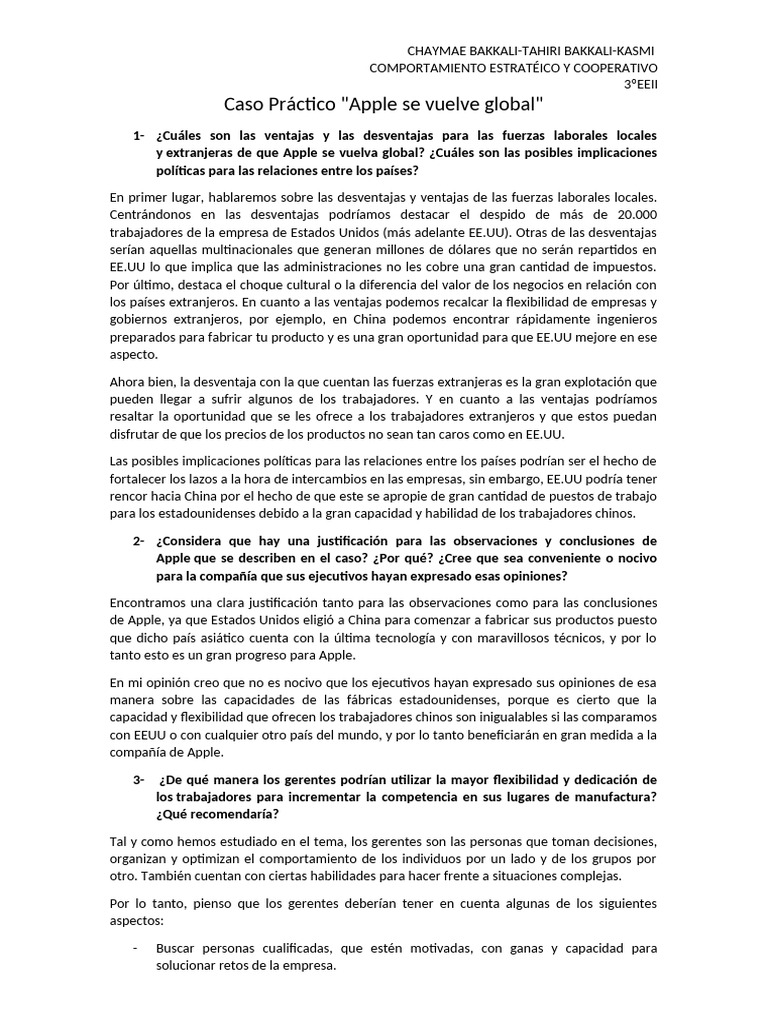 CASO APPLE | PDF | Apple Inc. | Business