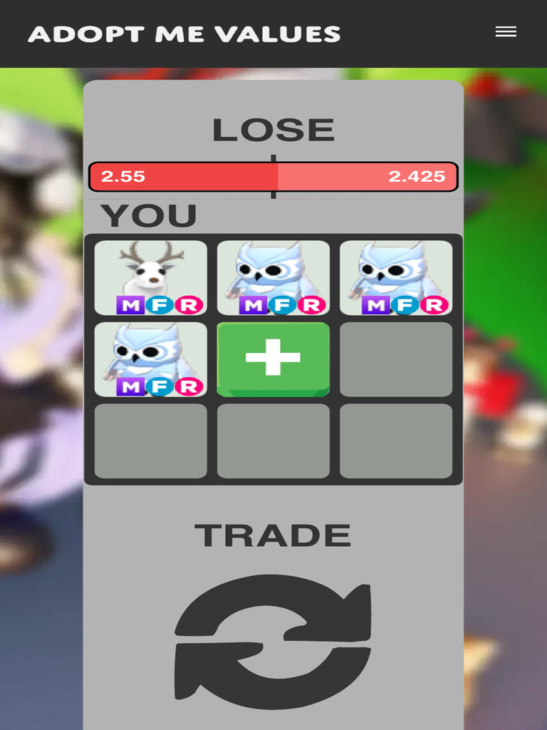 Calculator - Adopt Me Values | PDF