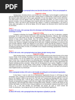 Examples of Short English Paragraphs | PDF | Zoo | Test (Assessment)