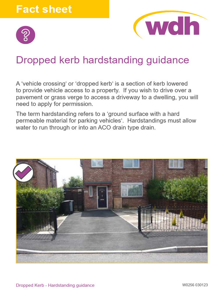 Dropped-Kerb-Hardstanding Guide | PDF | Road Infrastructure