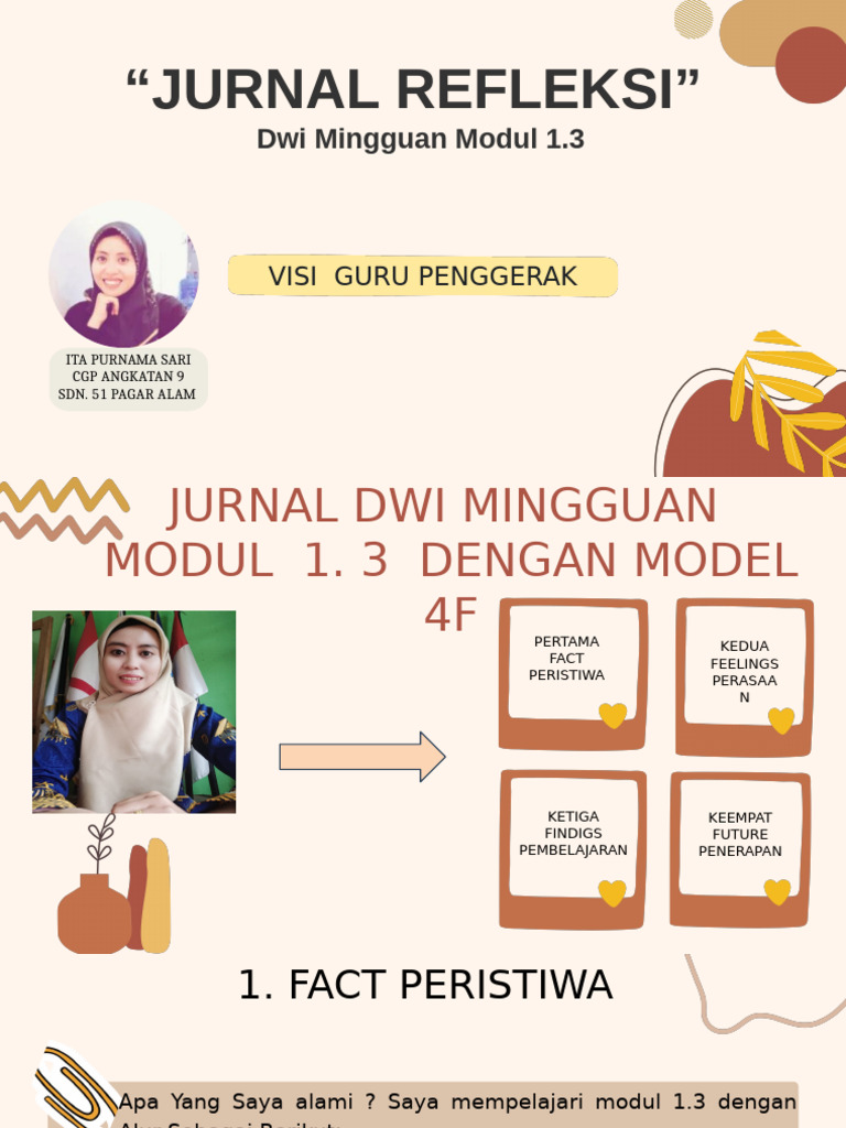 Refleksi Modul 1.3 Visi Guru Penggerak | PDF