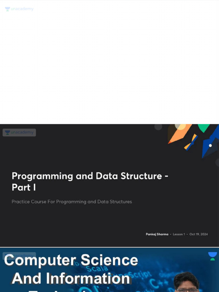 Programming and Data Structure Part I With Anno | PDF