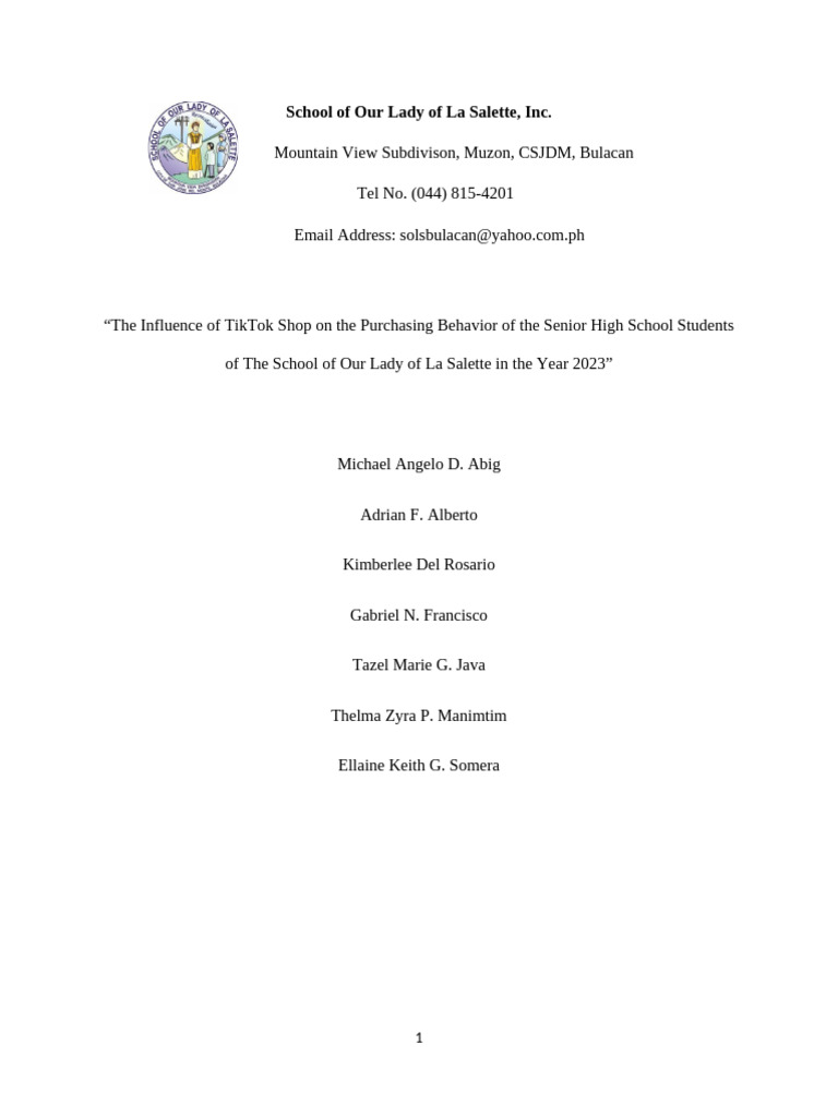 PR 2 Research 1 FINAL | PDF | Methodology | Survey Methodology