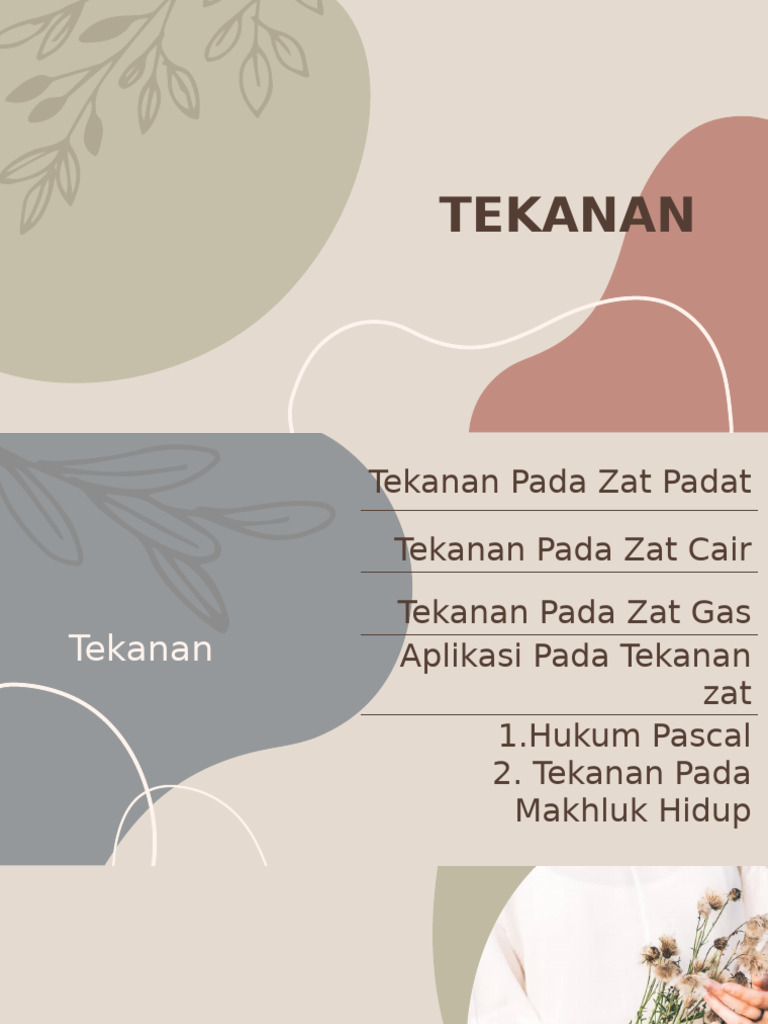 TEKANAN | PDF