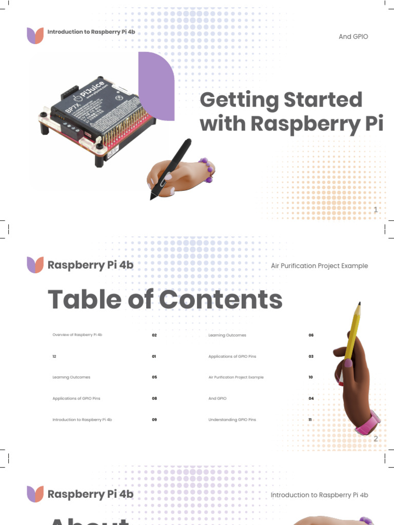 Introduction To Raspberry Pi 4b and GPIO | PDF | Raspberry Pi | Computer Science
