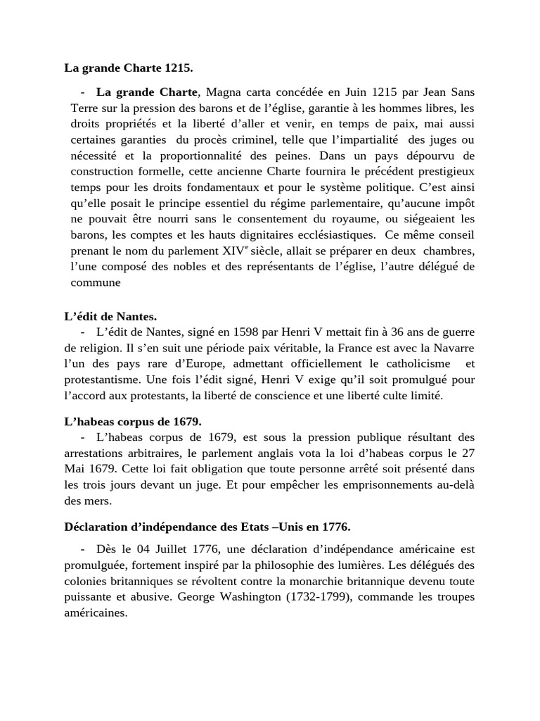 INTRODUCTION | PDF | Habeas corpus | Magna Carta