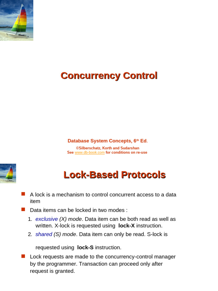 Concurrency Control Protocol | PDF | Database Transaction | Computer Data Concurrency Control Protocol | PDF | Database Transaction | Computer Data