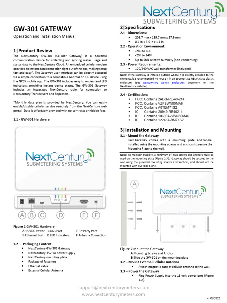 Gateway Installation Guide Pdf Radio Legal Liability