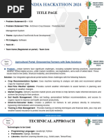 SIH 2025 Problem Statements | PDF