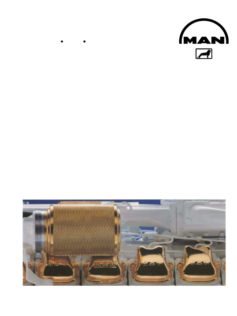 MAN Marine Diesel Engine Specifications | PDF | Gear | Piston
