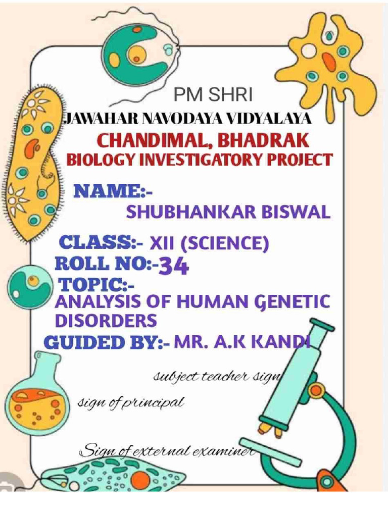 Subha .... Biology Project | PDF