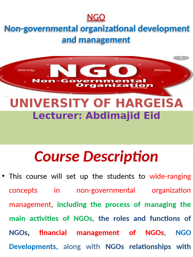NGO Management and Development Overview | PDF | Non Governmental ...