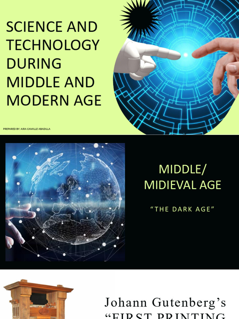Science and Technology During Middle and Modern Age | PDF