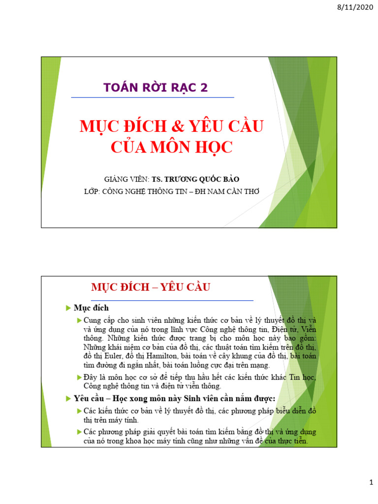 Slide Toan Roi Rac 2 | PDF
