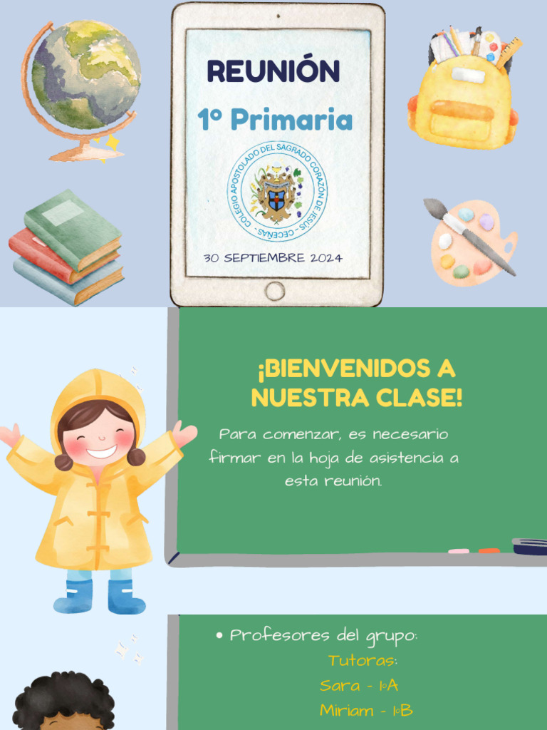Reunión de Padres 1º Primaria | PDF | Artes del Lenguaje y Comunicación