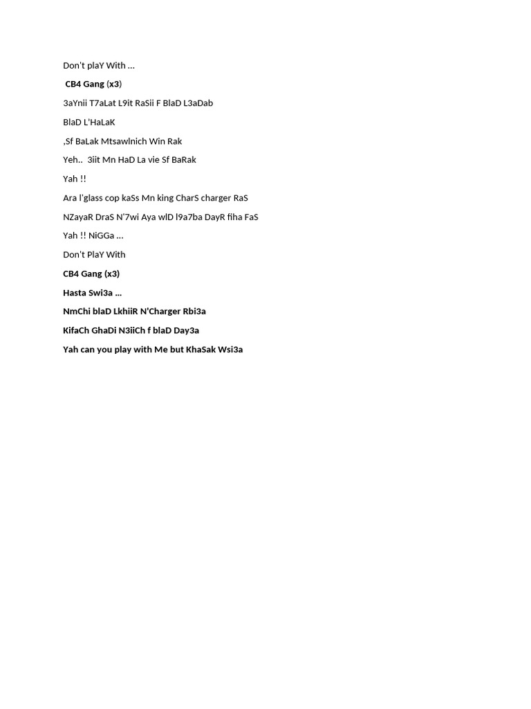 CB4 Gang x3 | PDF | Sports & Recreation