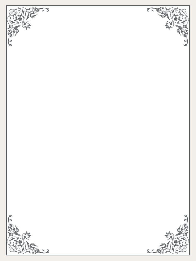Gray Vintage Page Border | PDF