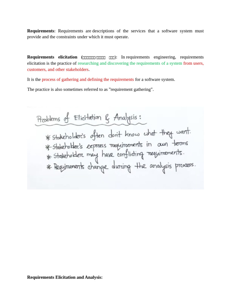 Requirement Engineering | PDF | Expert | Software Prototyping
