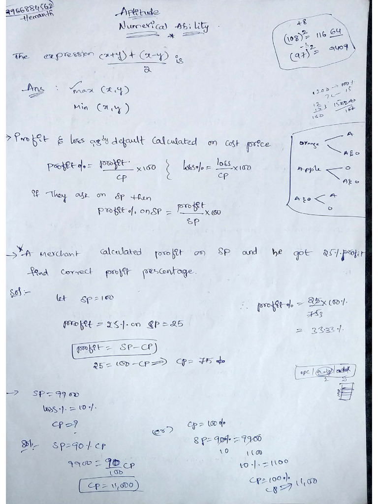 Numerical Aptitude | PDF