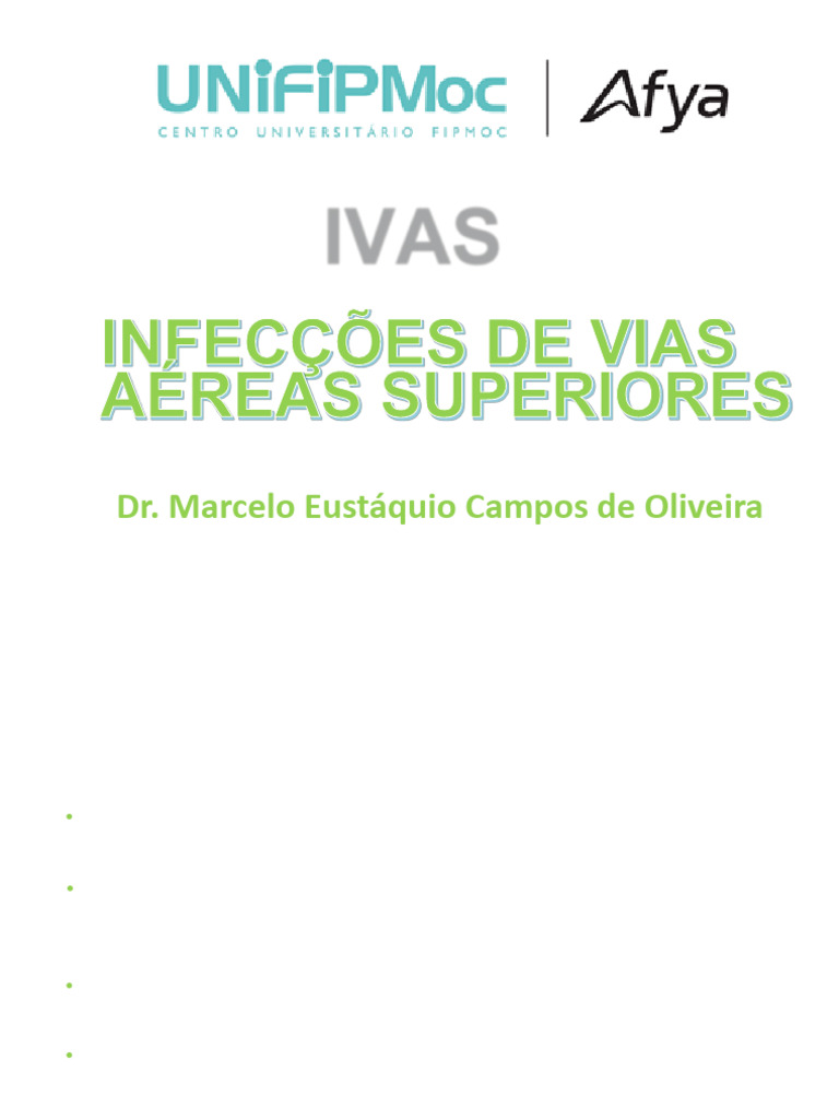 Aula Ivas 2024 | PDF | Resfriado | Gripe
