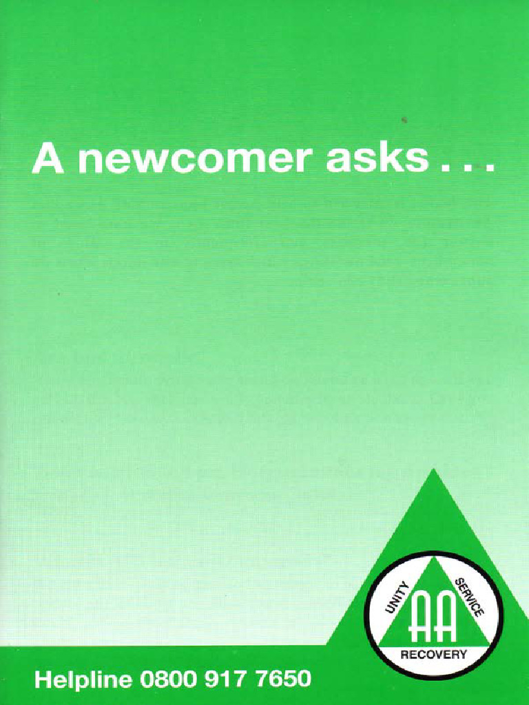 A Newcomer Asks | PDF