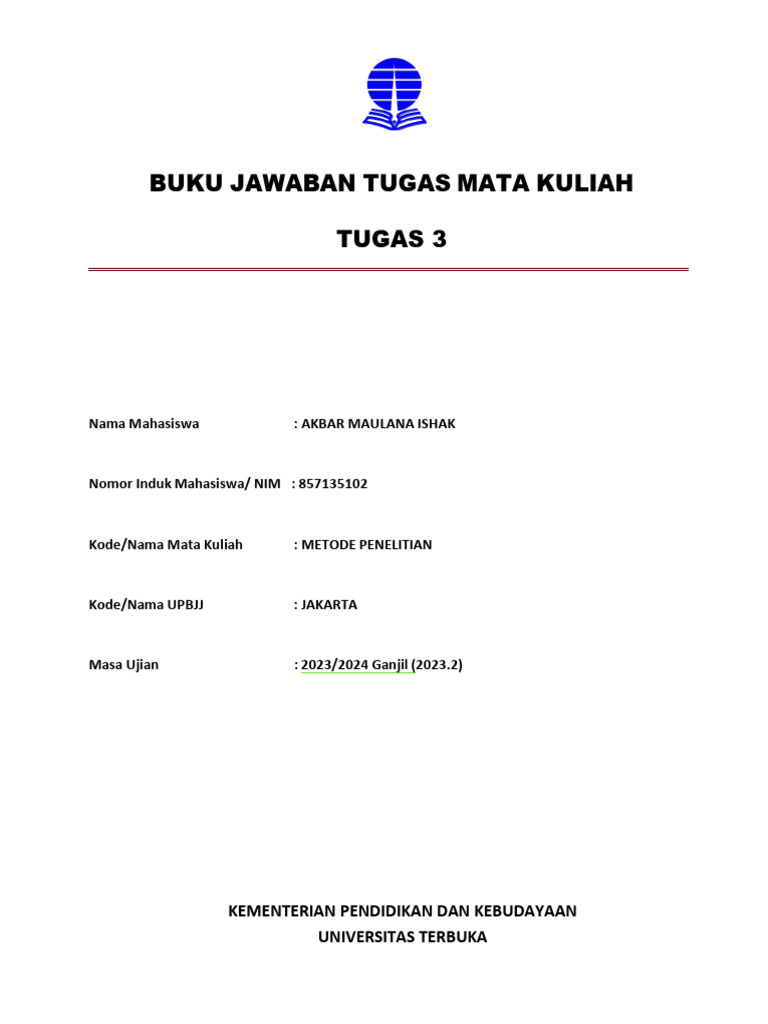 TMK 2 Metode Penelitian | PDF