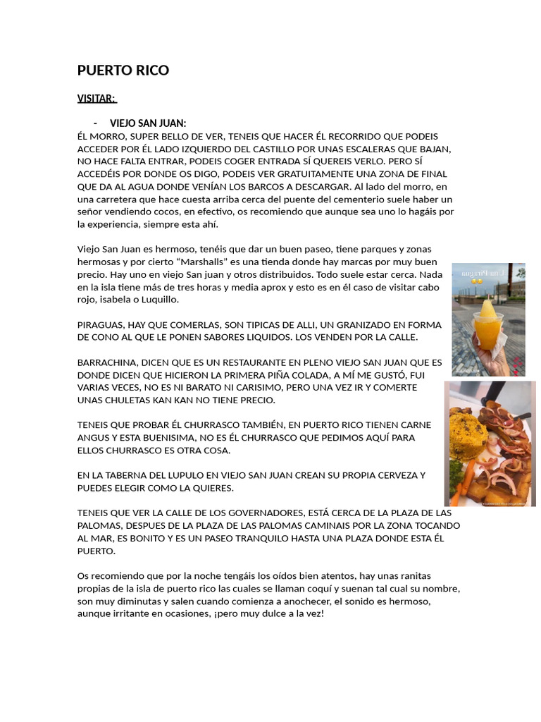 PUERTO RICO | PDF | San Juan