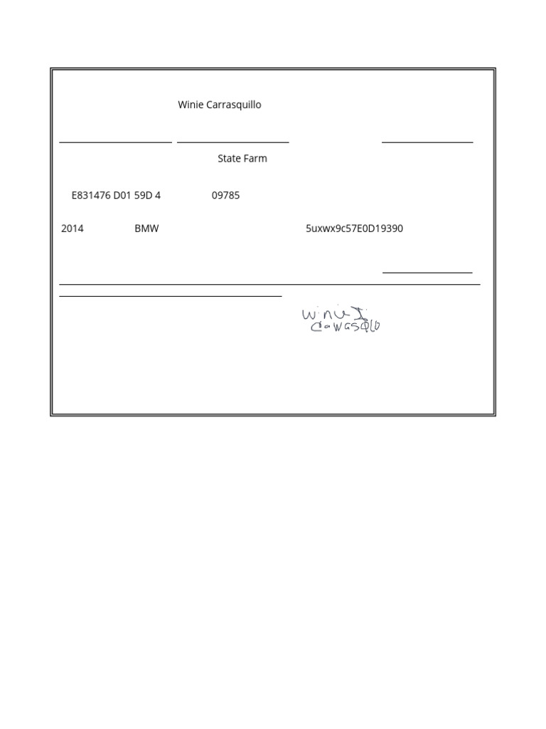 Osceola Florida Insurance Affidavit | PDF